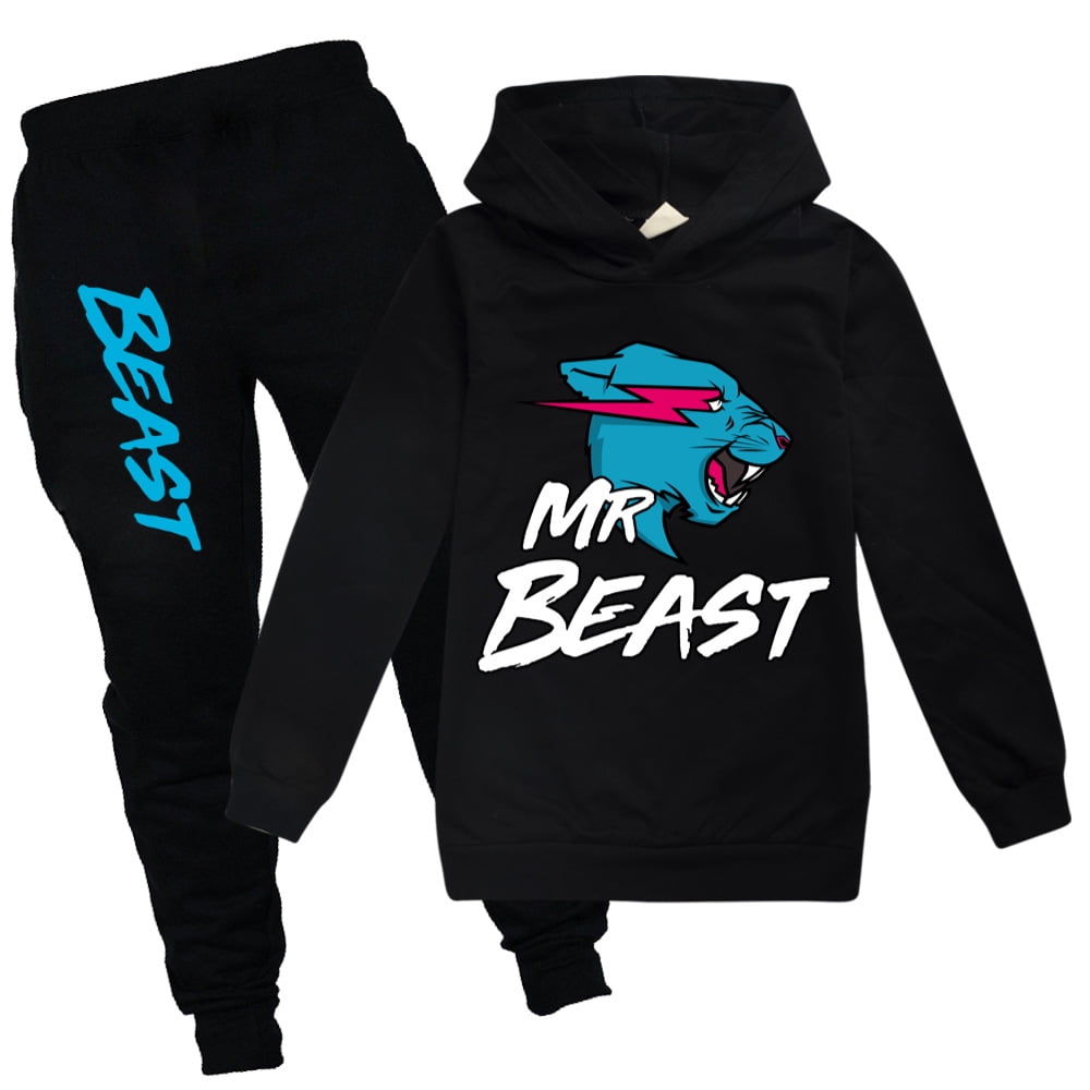 Click here for Quanty Mr Beast Cartoon Hoodie Casual Sweatshirt A... prices