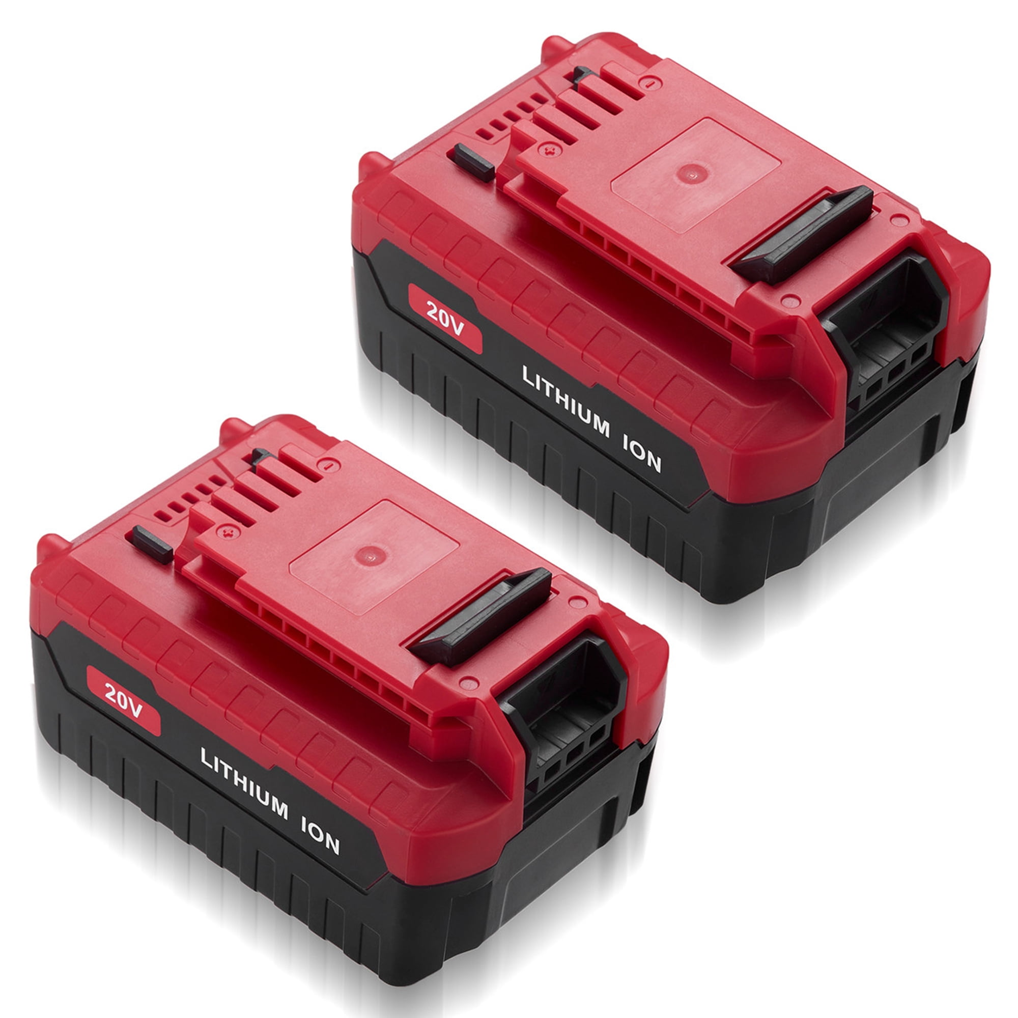 Powerextra 20-Volt Max 5000MAH Replacement Battery, 2-Pack, For PORTER ...