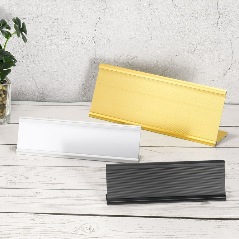 Blank Desk Name Plate