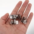 Alasum 8Pcs No Sew White Snap Buttons for Clothes Quick Adjustable ...