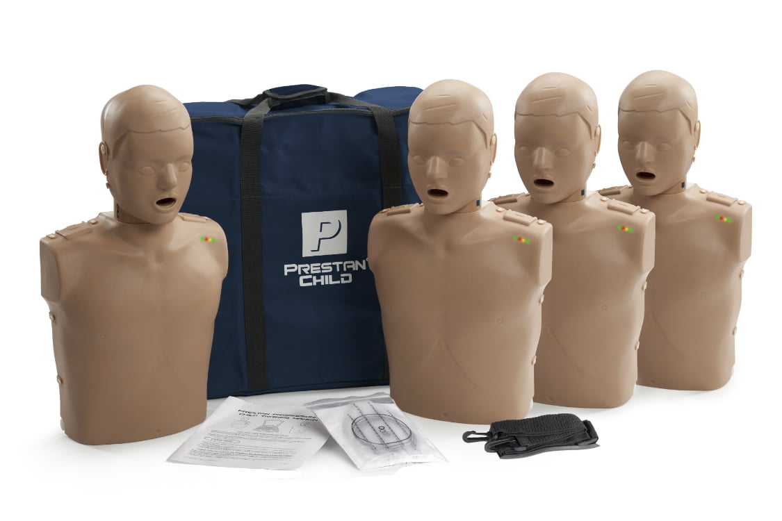 Prestan CPR and AED Training Child Manikin with CPR Monitor and Dark ...