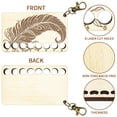 8-Position Wood Embroidery Thread Storage Trays Laser Cut Thread Spool ...