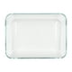 Pyrex 7210 3-Cup Rectangle Clear Glass Baking and Storage Dish ...