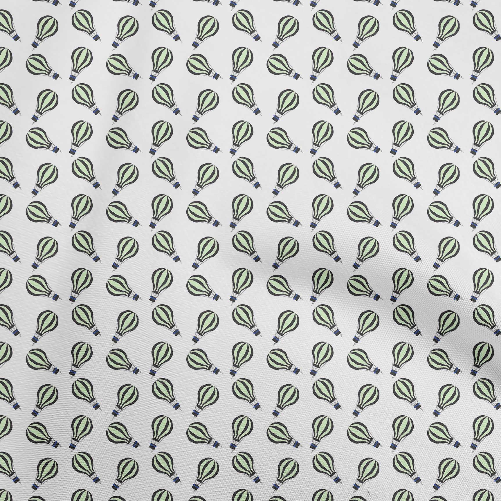 oneOone Viscose Chiffon Mint Fabric Travel Sewing Material Print Fabric ...