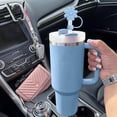 4PCS Silicone Straw Covers Toppers for Stanley Cups 30&40 Oz Tumbler ...