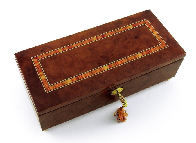 Lavish 30 Note Hand Made Classic Style Music Jewelry Box with Lock and ...