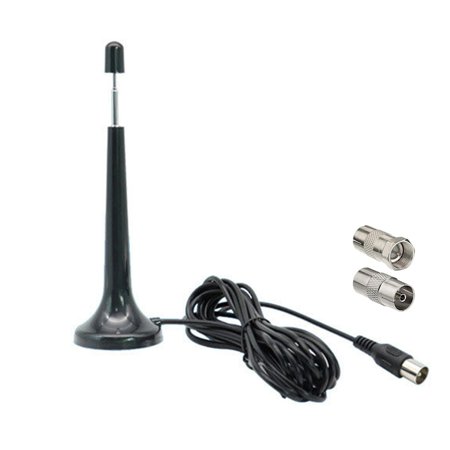 1.5m FM Radio Antenna Telescopic Antenna with Magnetic Base 2 Plug ...