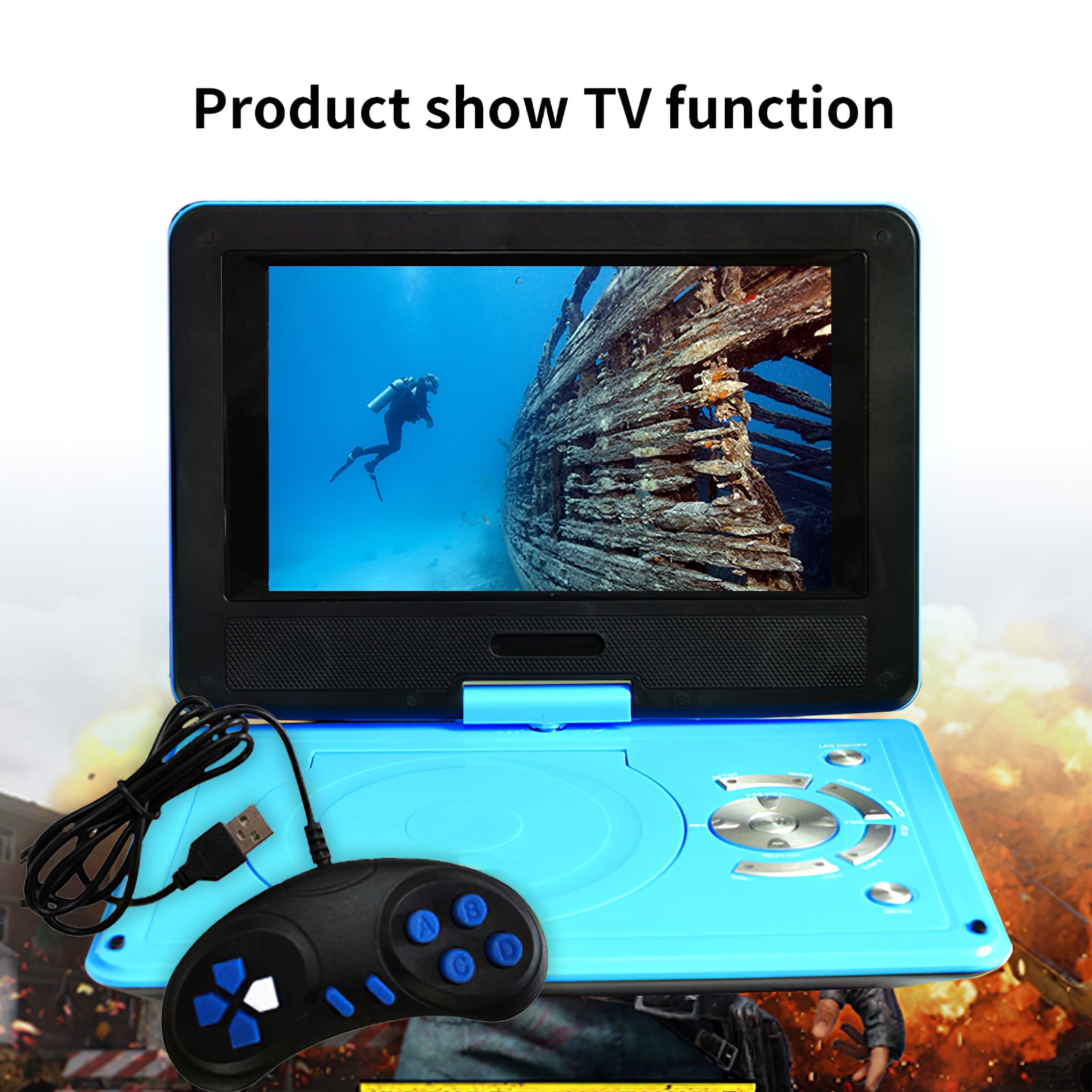 Click here for Facefd 25cm/9.8inch Portable Dvd Player Children V... prices