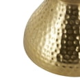 DecMode Gold Metal Hammered Accent Table - Walmart.com