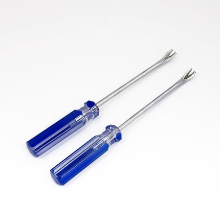 SHARKDOOK 2X Blue Plastic Handle Nail Staple Rivet Stud Lifter Puller ...