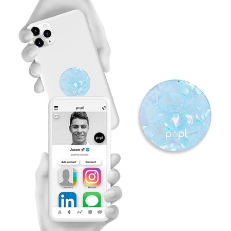 Popl Digital Business Card - Smart NFC Sticker Tag - Instantly Share ...