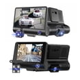 Car DVR 3 Cameras Lens Inch Camera Dual-Lens Support View Camera Video ...