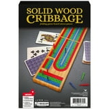 Solid Wood Cribbage Folding Board with Playing Cards - Walmart.com
