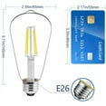 Energetic Vintage LED ST64 Edison Light Bulbs 5000K Tear Drop Antique ...