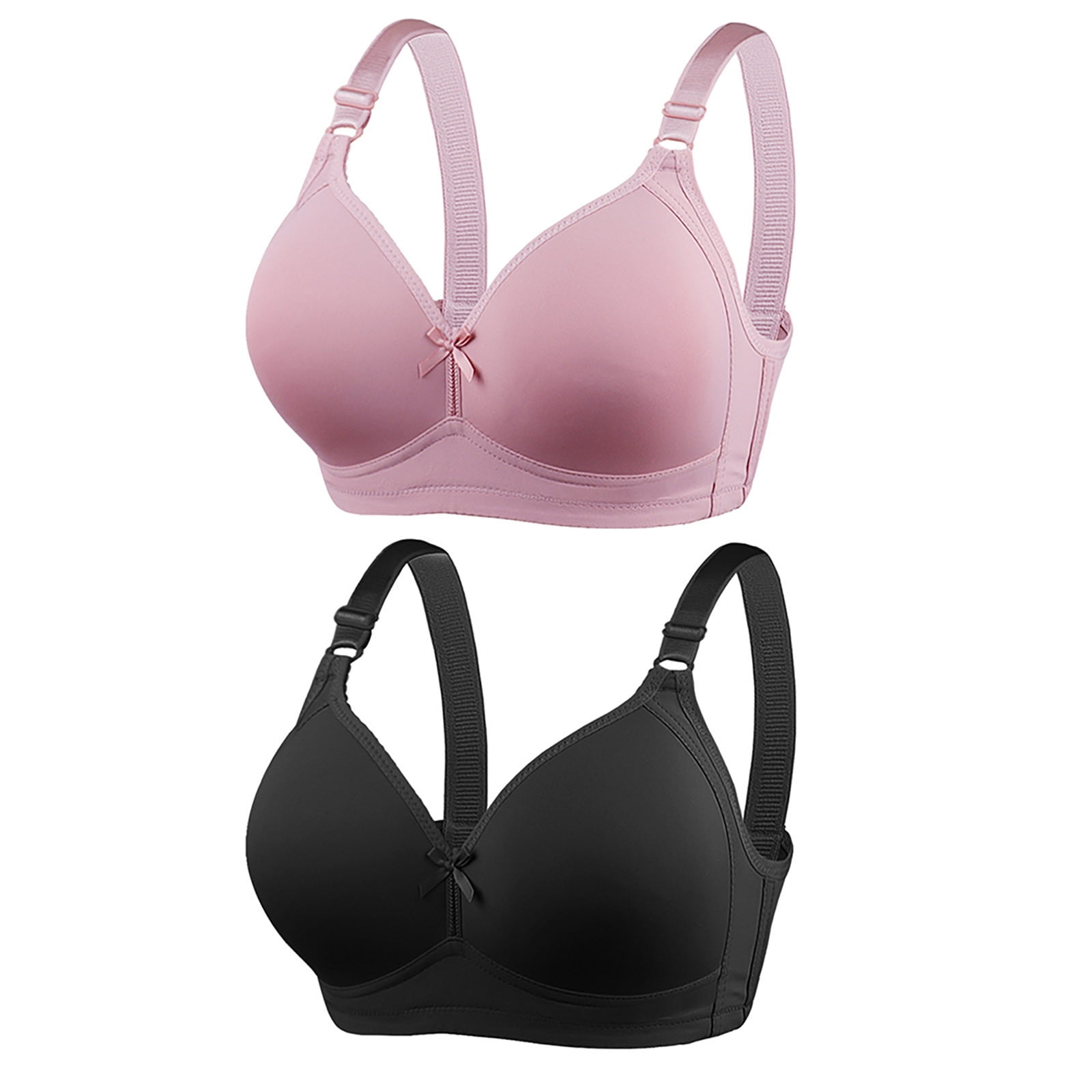 Click here for Ylioge Plus Size Womens Bras 2 Pack 42-52 Wireless... prices