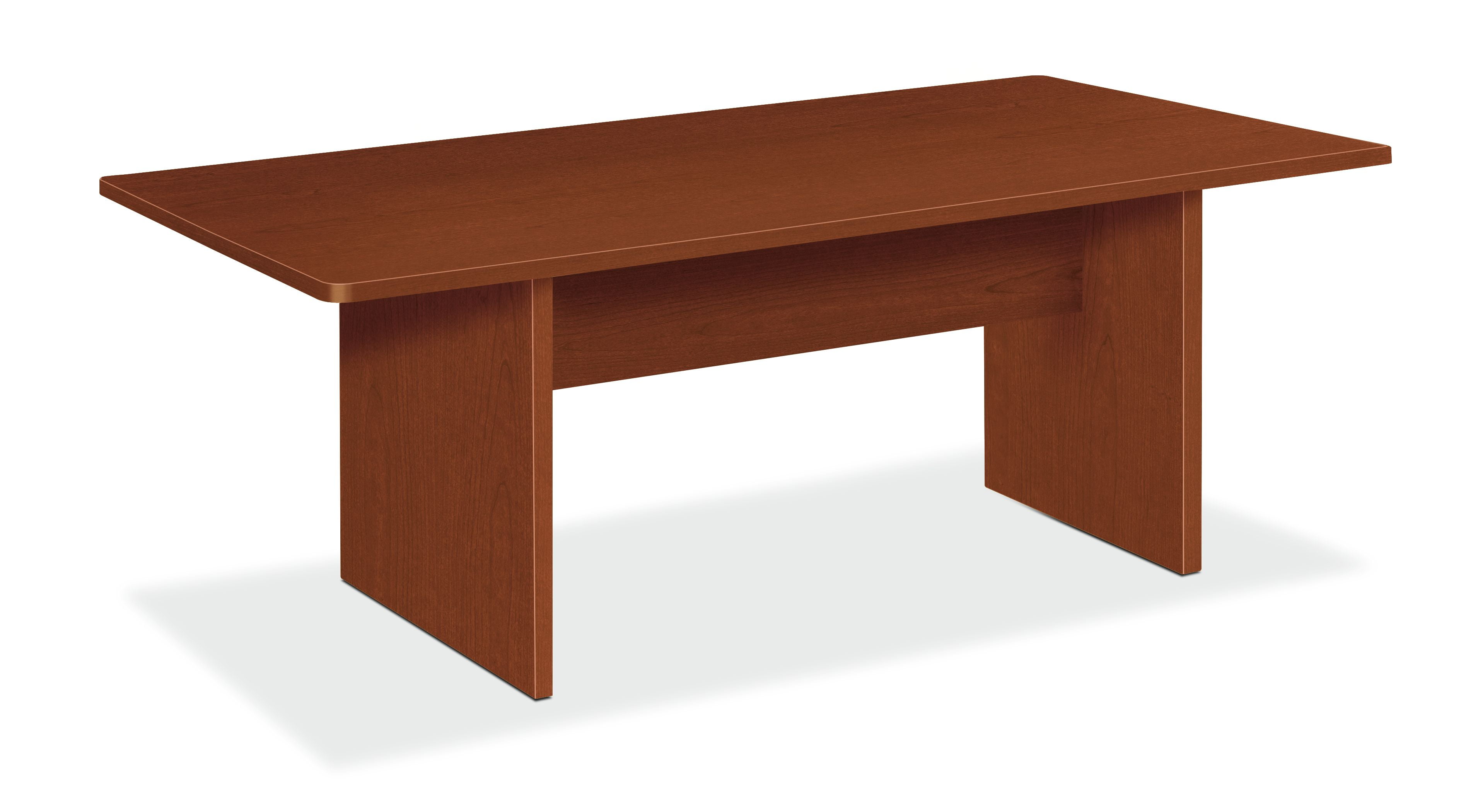 HON BL Series Conference Table, Rectangle, Flat Edge Profile, Slab Base ...