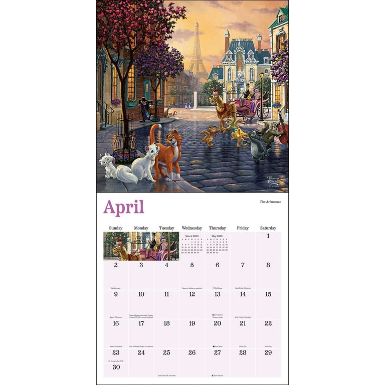 Thomas Kinkade Disney Dreams Collection 2022 Wall Calendar