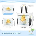 Beach Tote Bag with Waterproof Wet Pocket & Detachable Pouch for Pool ...
