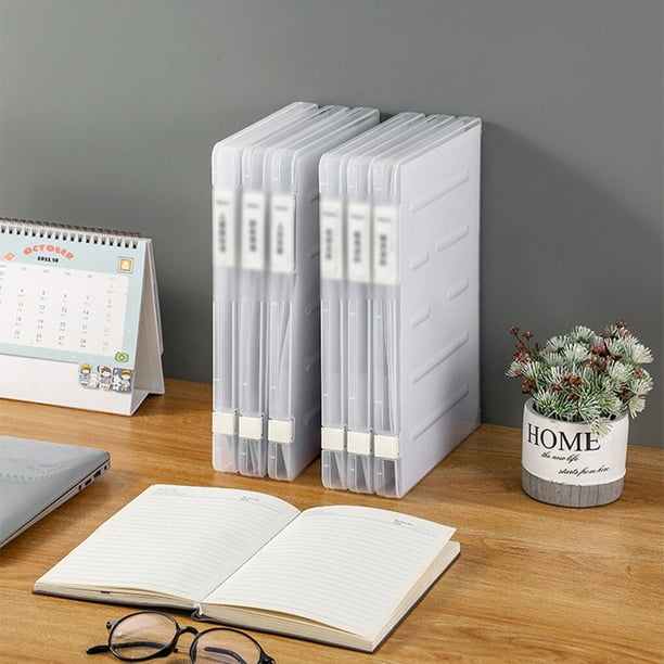 A4 File Box Slim Document School Supplies Container Case Project ...