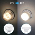 GU24 LED Light Bulb, Ultra Mini Squat GU24 Puck Lights, 10W(75W ...