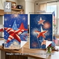 4th of july hand towels for kitchen A red white and blue star with ...