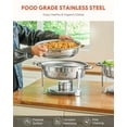 Wilprep 6 Packs Chafing Dish Buffet Set,5 qt Stainless Steel Chafing ...