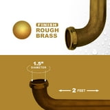 Highcraft 20244 Double Waste Bend for Tubular Drain Applications, 1-1/2 ...