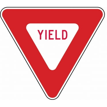 Lyle Right Turn Traffic Sign,24" x 24" W1-1R-24HA - Walmart.com