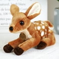 GENEMA 10.24x3.94x6.69" Children's Plush Animal Cartoon Sika Deer Short ...