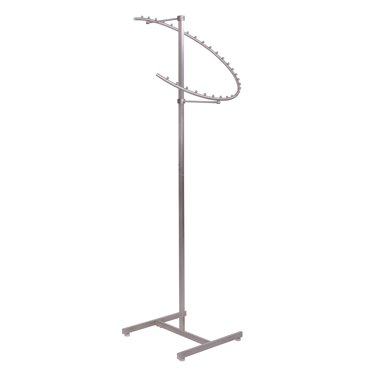 Econoco - BQ2W Clothing Rack – Satin Nickel 4 Way Rack with Adjustable ...