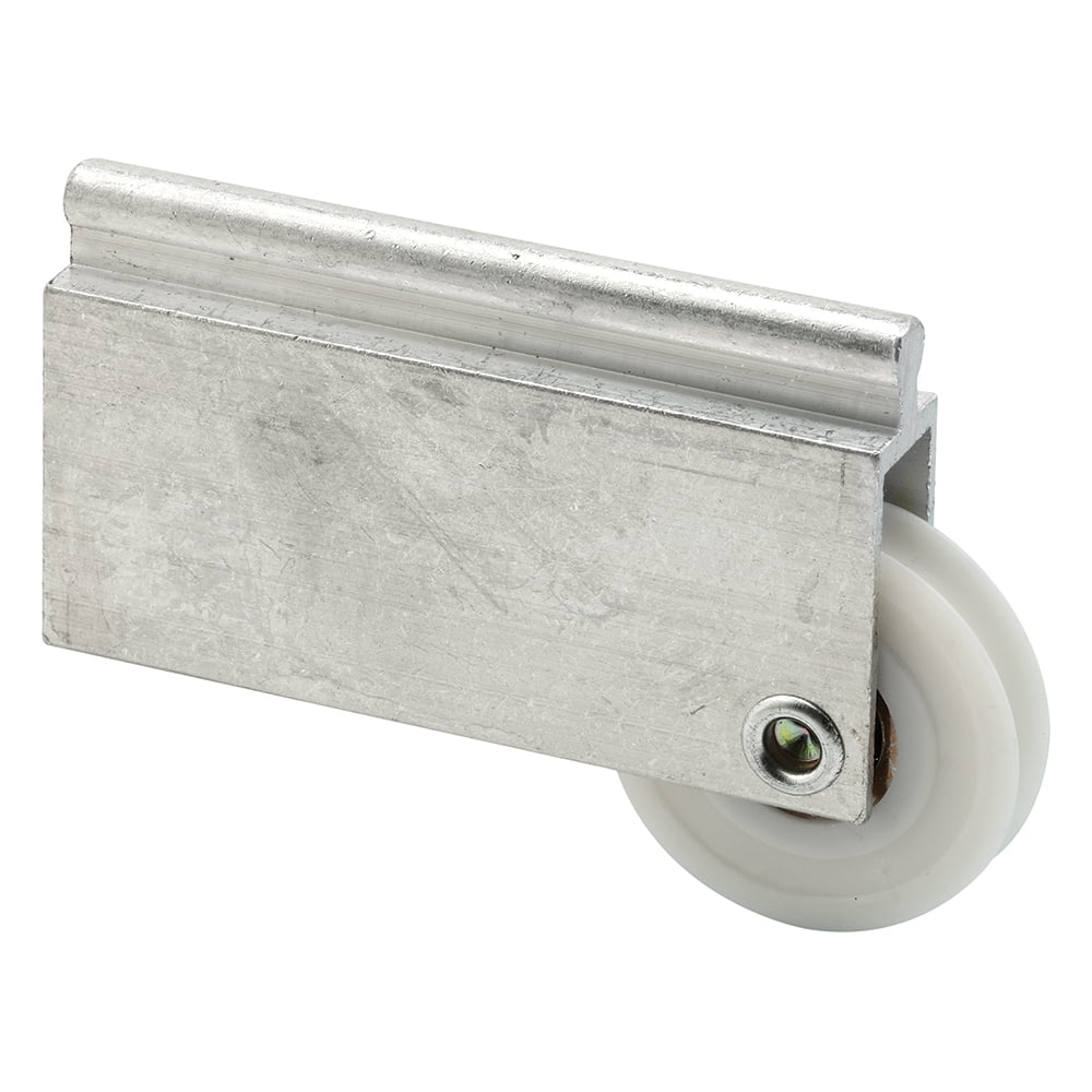 Mirror Door Roller Assembly, 1-1/2 in., Plastic Roller, Ball Bearings ...