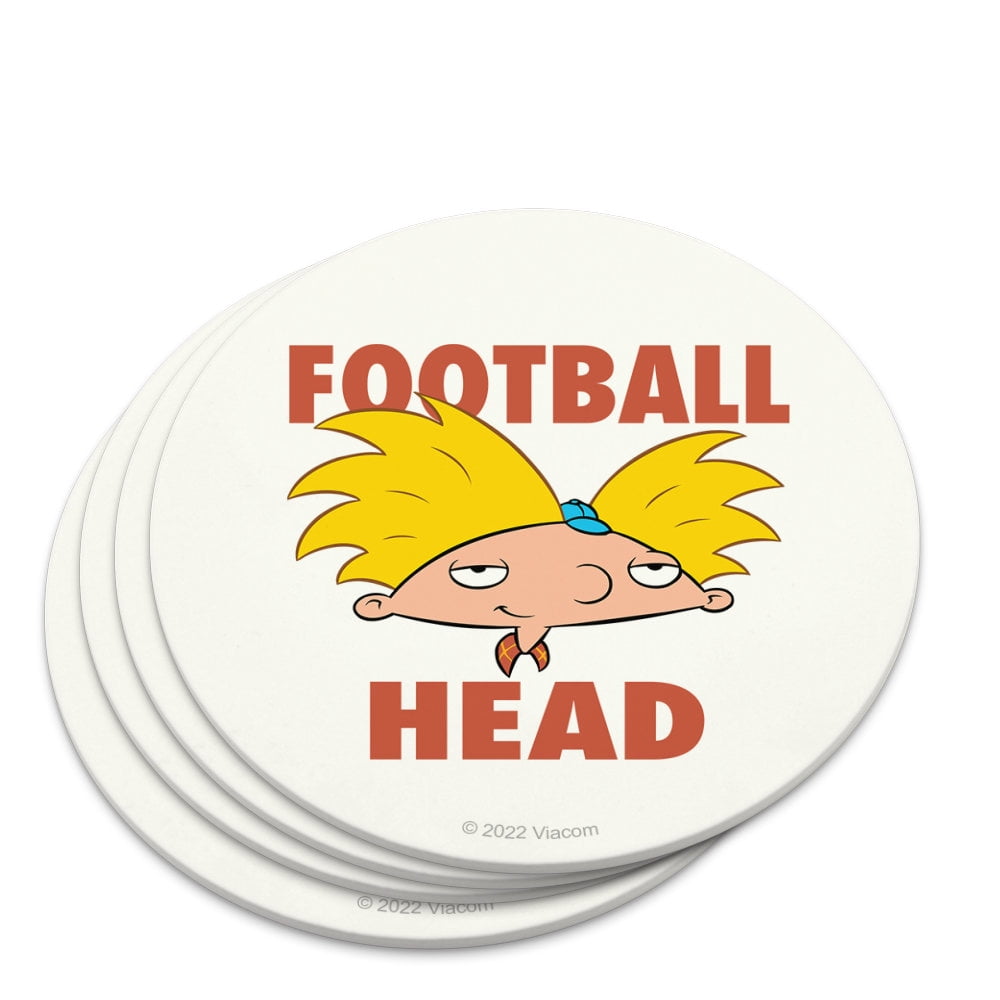 Hey Arnold! Football Head Novelty Coaster Set - Walmart.com