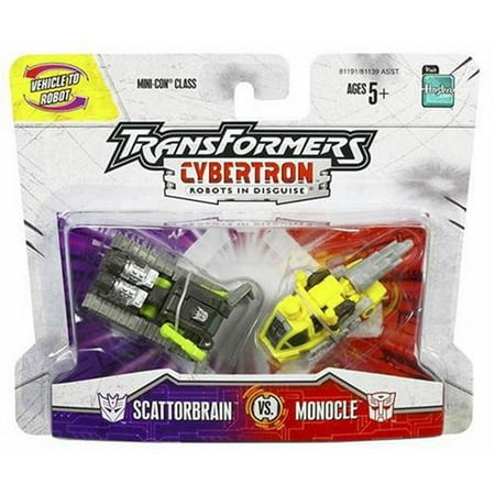 Hasbro Transformers cybertron - Mini-con class - Scattorbrain vs ...