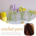 LOLIPPYY Brown Multicolor Gradient Cotton Yarn for Hand Crochet Soft ...
