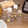 120 Pieces 46mm Coin Capsules and 7 Sizes (20/25/30/35/38/40/46mm ...