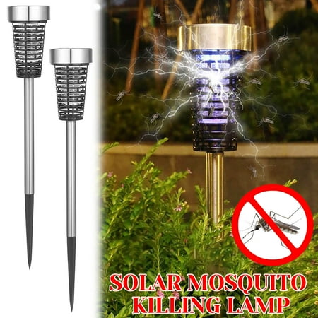Solar Bug Zapper Outdoor Waterproof ,Solar Lights Outdoor Garden,LED ...