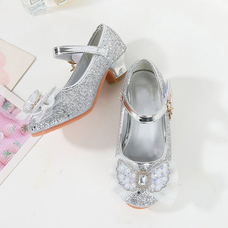Little Girl Dress Silver High Heel Shoes Little Girls Deals Silver