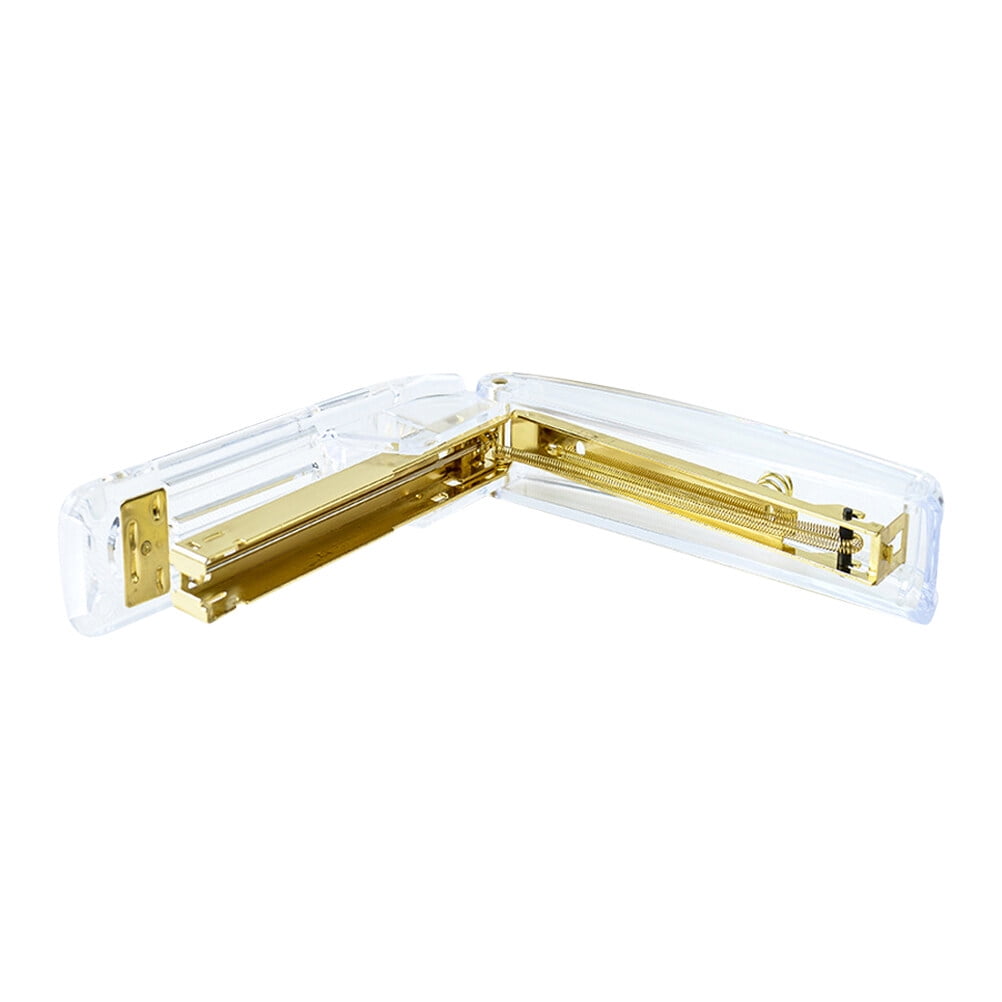 Transparent Plastic Stapler Clear Book Stitcher Office Stapler ...