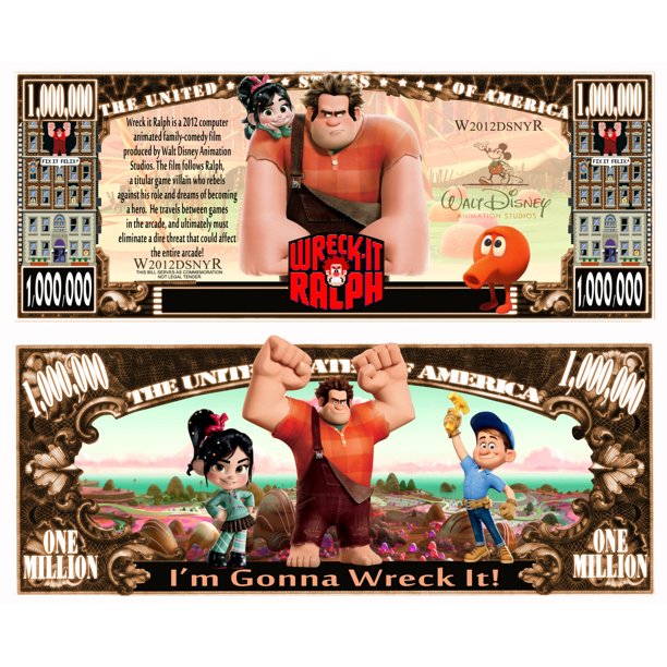 Anime Source Wreck-It Ralph Character Video Game Commemorative Novelty ...