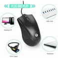RHEA- Vcom Wired Usb Mouse With 6-Foot Cord, 1200 Dpi, Right Or Left ...