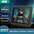 Electronic Weather Station Smart Color Screen Clock Temperature ...