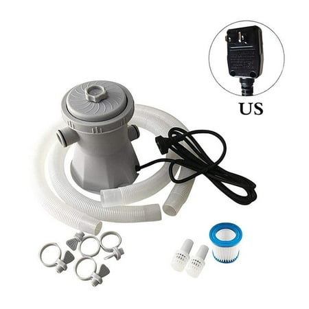 Ustyle Pool Filters Pump Electric Filter Pump Set 300 Gallon Removable ...