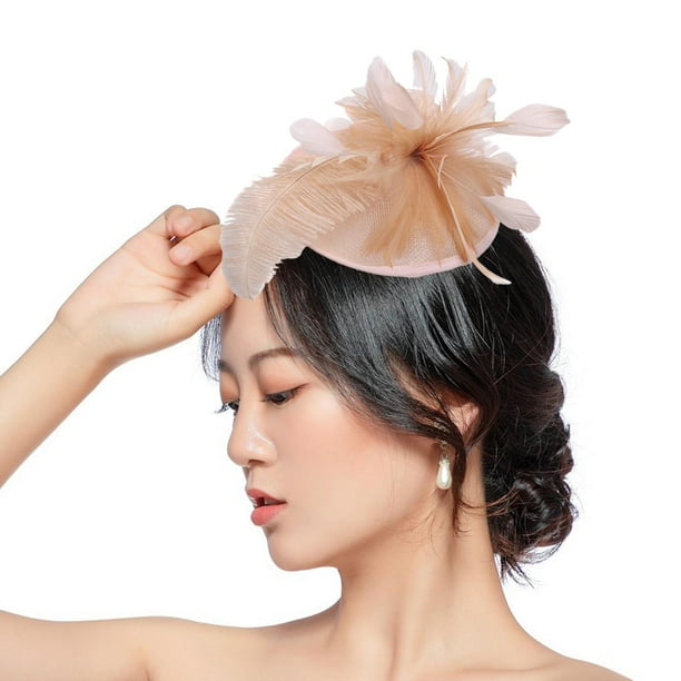 Elegant Mesh Fascinator Hat Wedding Women Hair Clip Hat tiara Hat Light ...