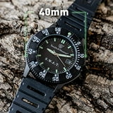 Mens SWAT Watch with Black Rubber Strap - Walmart.com