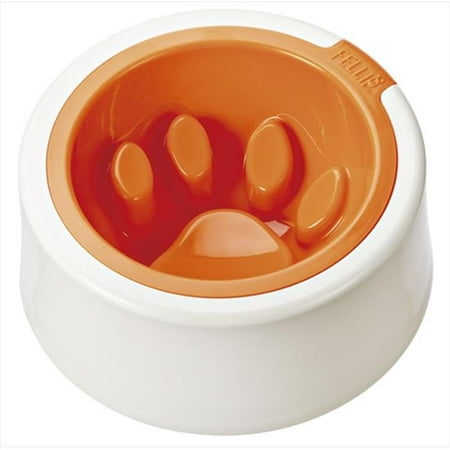 Felli Pet NPA2SB5-1-205-919 Kaleido 7 In. Good Manners Pet Bowl Citrus ...