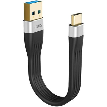 CableCreation Short USB C Cable, 5 inch USB C to USB 3.0 Cable 3A Fast ...