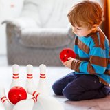 Style-Carry Light Up Kids Bowling Set, 6 Pins and Ball, Toddler Indoor ...