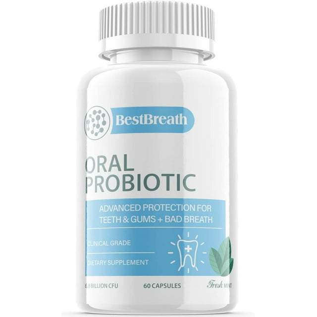 (1 Pack) Best Breath - Advanced Oral Probiotics Formula for Healthy Teeth and Gums, Fresh Breath ...
