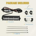Dirt Pit Bike LED Light Bar Waterproof Plug Play 60W 2500Lm Driving Light Kit 7/8" Handlebar ...