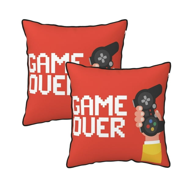 Velvet Decorative Throw Pillow Covers Set of 2, Soft Square Cushion ...